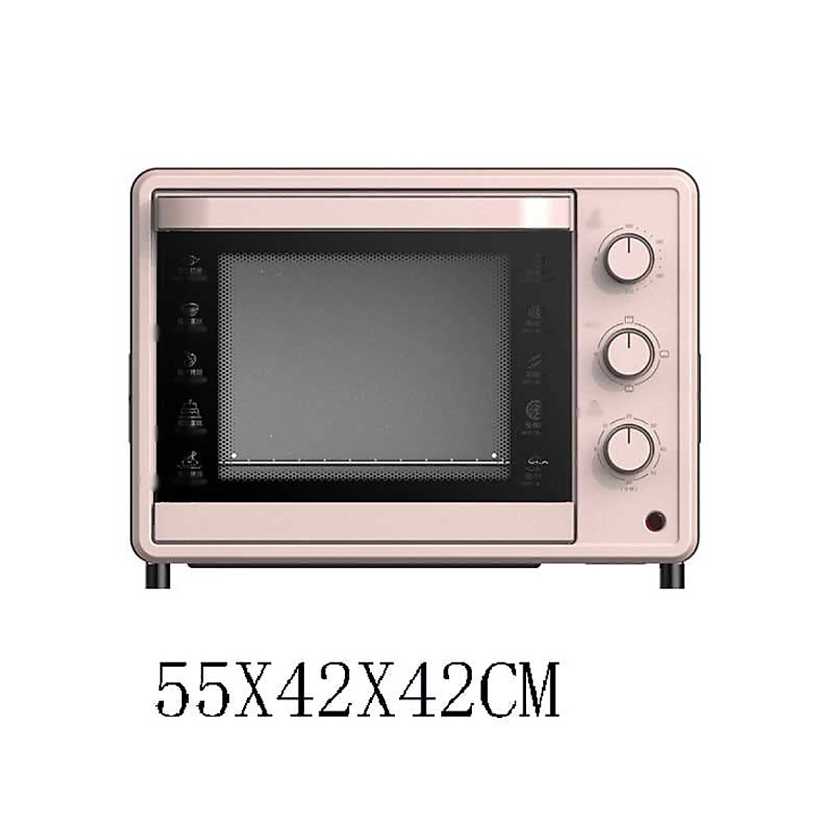 CZDYUF Small Electric Oven Household Baking Multi-Function Automatic Large Capacity Intelligent Cake Machine Home Use (Color : black-JoJo's Bizarre Adventure1, Size : 55 * 42cm)