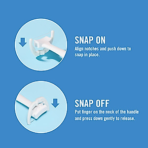 Listerine Ultraclean Access Flosser Refill Heads | Proper & Durable Oral Care & Hygiene | Effective Plaque Removal, Teeth & Gum Protection , PFAS FREE | Mint Flavor, 28 ct, 1 Pack