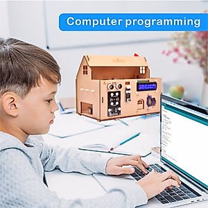 OSOYOO Smart House IoT Starter Kit for Arduino MEGA2560,Learning STEM Electronic Engineering Coding Programming, DIY Home Automation Building Set for Teens Adults
