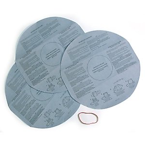 MULTI FIT Wet Dry Vac Filter VF2002 Dry Disc Vacuum Filters for Most 5 Gallon and Larger Shop Vac Branded Wet/Dry Vacuum Cleaners (3 Disc Filters with 1 Band)