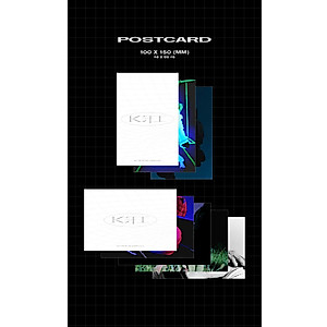 SM Ent. Kai EXO - (开) FLIP Book Ver. (1st Mini Album) Album+Extra Photocards Set, Gold, SMK1207