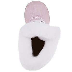 LONDON FOG Girls Toddler Endfield Cold Weather Warm Lined Snow Boot blush 8