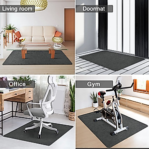 Placoot Desk Chair Mat for Hardwood Floor & Tile 55"x35" Office Chair Mat for Rolling Chairs Large Anti-Slip-Recyclable Material Computer Chair Mat Rug for Office/Home