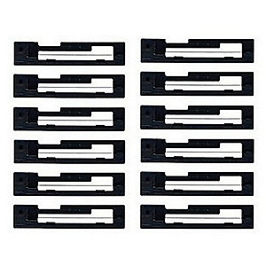 SuppliesMAX Compatible Replacement for Citizen CBM-910/920/MD-910/911/iDP-3110/3111 Black P.O.S. Printer Ribbons (12/PK) (3000101B_12PK)