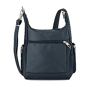 Travelon Anti-Theft Classic Messenger Bag, Midnight, One Size