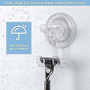 Teletrogy 2 Pack Upgraded Heavy Duty Nano Adhesive Shower Razor Holder and Shoes Laundry Bag Shoe Wash Bag for Washing Machine Bundle