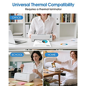 KTRIO Laminating Sheets, Holds 8.5 x 11 Inch Sheets 200 Pack, 3 Mil Clear Thermal Laminating Pouches 9 x 11.5 Inch Lamination Sheet Paper for Laminator, Round Corner Letter Size