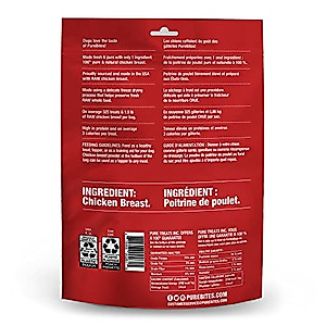 PureBites Freeze Dried RAW Chicken Breast Treats for Dogs, 8.6oz