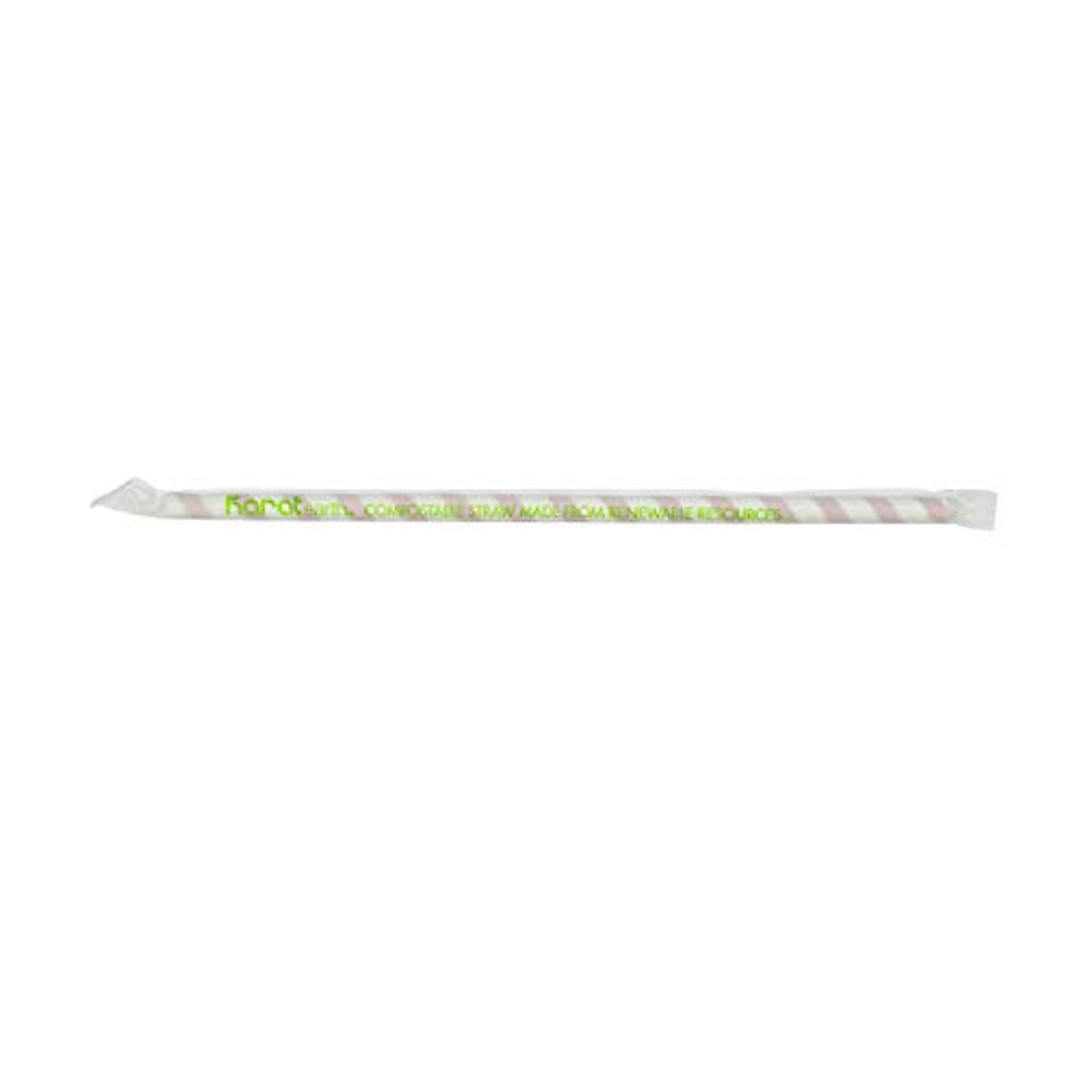 Karat Earth KE-C9338 10.25" Giant Paper Spiral Straws (7mm),Wrapped,Red & White (1,200 ct)