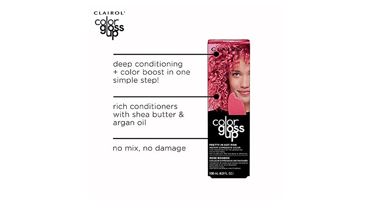 Clairol Color Gloss Up Temporary Hair Dye in Out of the Blue