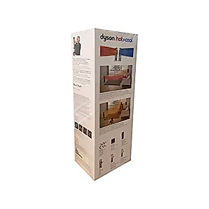 Dyson Hot+Cool AM09 Tower Bladeless Fan Heater - White/Silver (Renewed)