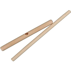 2 Pcs Wooden Crepe Maker Pancake Batter Spreader Stick Kitchen Cooking Utensils Tools for Restaurant Canteen Specially Supplies Practical Treatment Crepe Makers Specialty Appliances