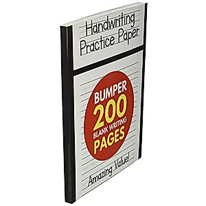 Handwriting Practice Paper for Kids: Bumper 200-Page Dotted Line Notebook (Handwriting Practice Paper Notebook / Blank Handwriting Practice Books For Kids)