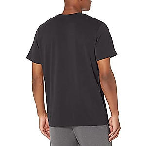 Under Armour Men's Standard Heavyweight Short Sleeve T-Shirt, (001) Black / / White, Large