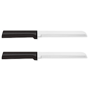 RADA Bread Knife Serrated Blade with Stainless Steel Resin Made in The USA, 6 Inches, Pack of 2