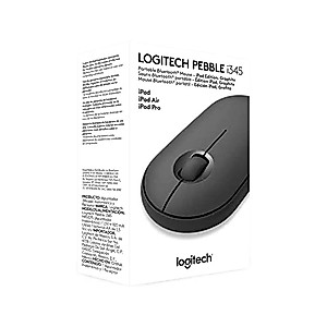 Logitech Pebble i345 Wireless Bluetooth Mouse for iPad - Graphite