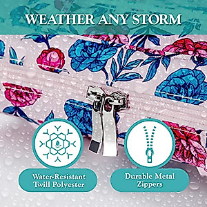 Bible Cover for Girls - 11 x 8 x 2.5 Inch Large Size Bible Carrying Case/Bible Bag/Scripture Book Holder for Women