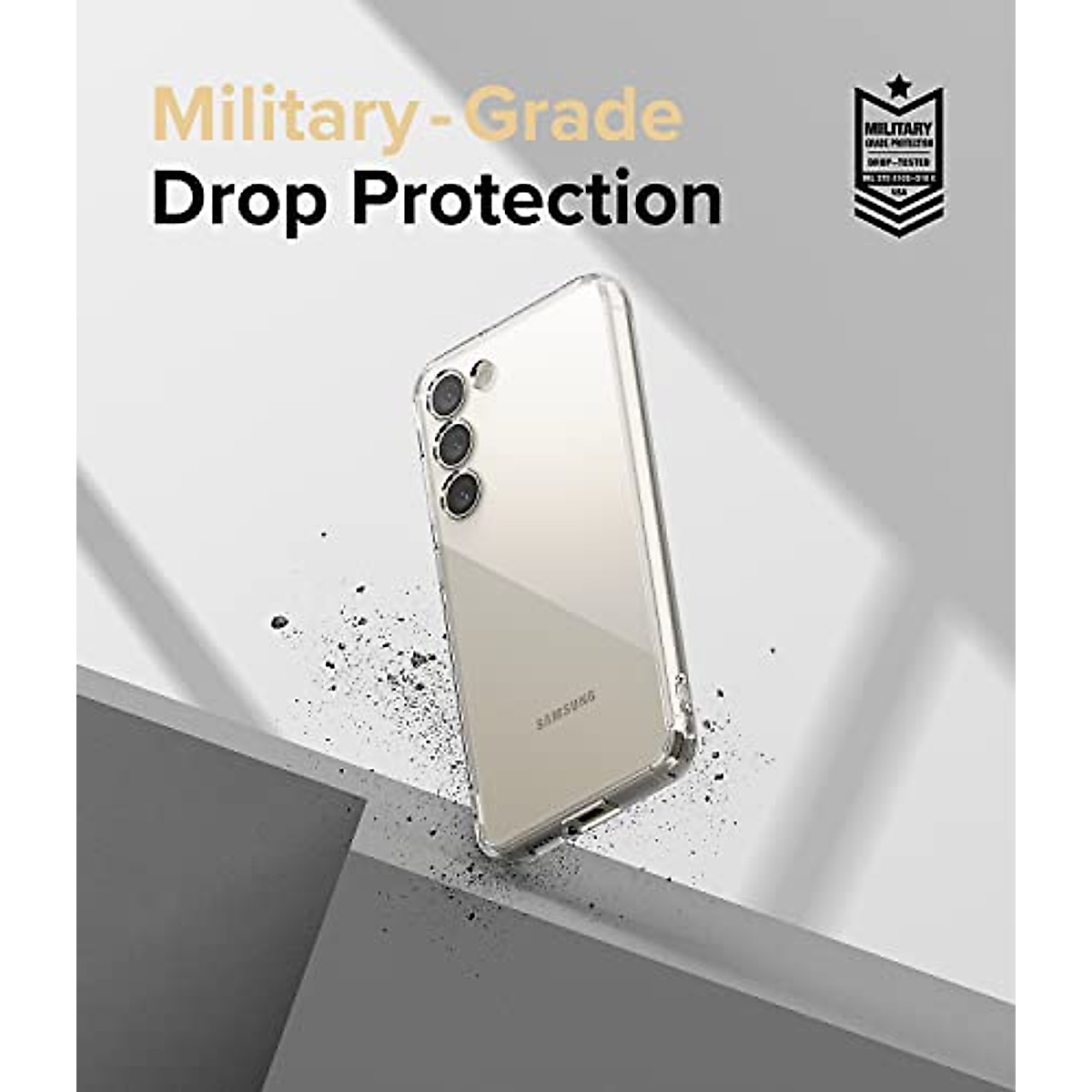 Ringke Fusion [Display The Natural Beauty] Compatible with Samsung Galaxy S23 Case 5G, Transparent Phone Cover for Women, Men, Shockproof Bumper Designed for S23 Case - Clear