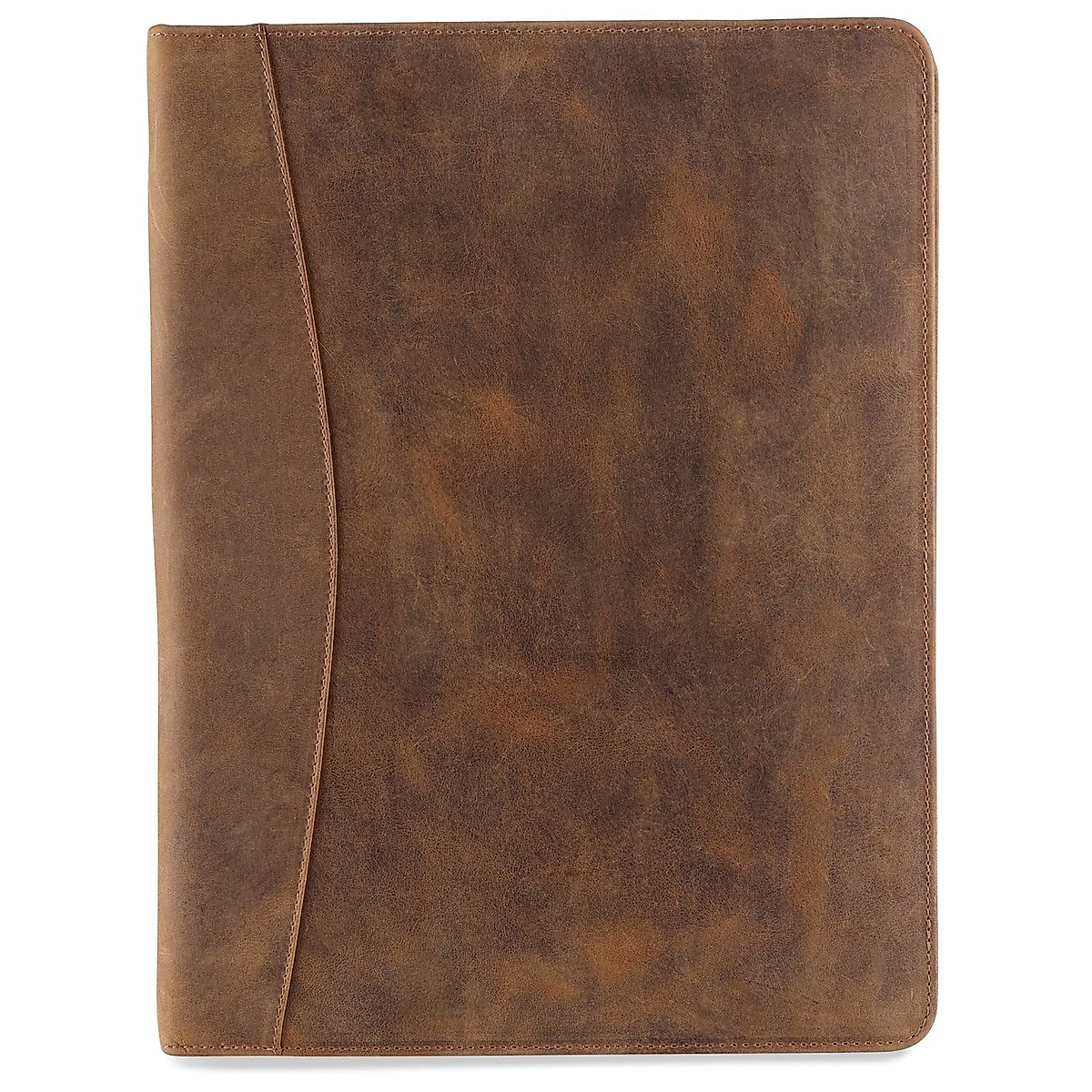 Leather Portfolio Professional Organizer Padfolio – Resume Folder with Luxury Pen, Stylish Document Folio for Letter Size Writing Pad w/ Business Card Holder, Portfolios for Men & Women MOONSTER®