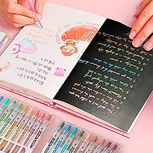 Morandi Colored Gel Ink Pens Retractable 0.5mm Fine Point Assorted Colors for Bullet Journal/To Do List/Making Notes/Art Painting, Pack of 9 (Nordic Style)