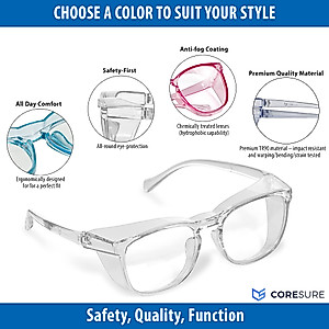 Anti Fog Safety Glasses (Crystal)
