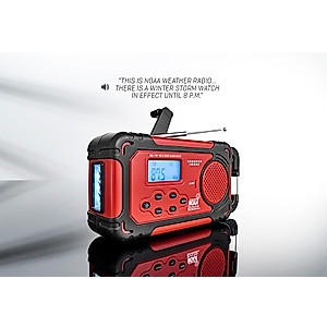 Sharper Image Emergency Solar Hand Crank Radio
