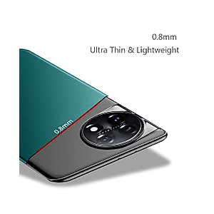 Bastmei for Oneplus 11 Case 5G(2023),Extremely Light Ultra-Light Super Slim Camera Protection Hard PC Cover Case for Oneplus 11 5G(Gravel Green)