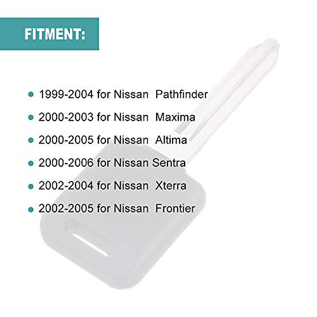 SELEAD Car Key Fob Keyless Entry Remote fit for 2001-2006 for Nissan Altima Armada 350Z Antitheft Keyless Entry Systems 7003526 2pcs