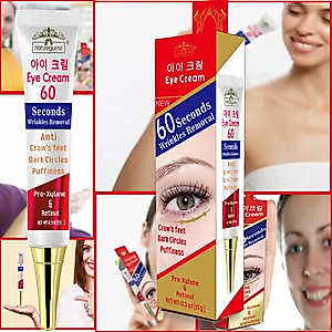 Instant eye cream with retinol, firming, anti-puffiness, wrinkles, removing dark circles, moisturizing skin (1)