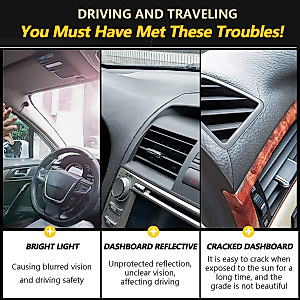 AUQDD Dashboard Cover Flannel Dash Mat Custom Compatible with 2016 2017 2018 2019 2020 2021 2022 2023 Toyota Tacoma, Anti-Glare, Anti-Reflection, No Peculiar Smell - with Storage Compartment