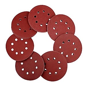 Akjwp 70PCS Sanding Discs 5 Inch 8 Holes and Loop Adhesive Sanding Discs Sandpaper for Random Orbital Sander 40/80/120/240/320/600/800 Grits…