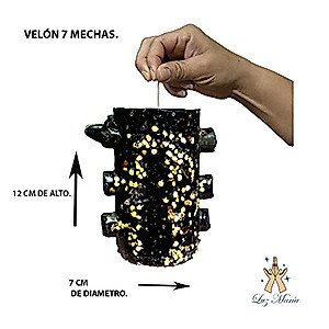 Velón 7 Wicks Chilli (Grave Work) Light Mary