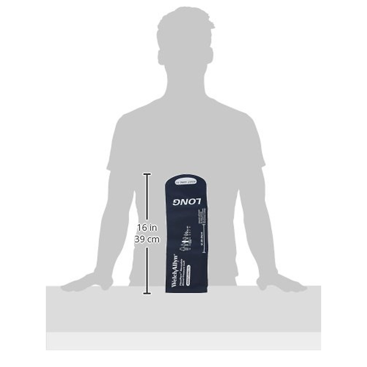 Welch Allyn REUSE-11L FlexiPort Cuffs Reusable, Durable, Adult Long