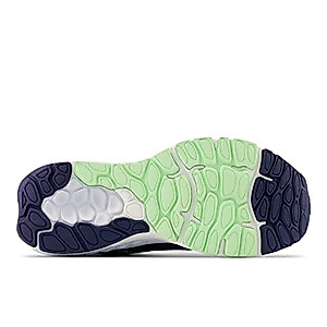 New Balance Women's W880N13 Running Shoe, Nb Navy/Bleach Blue/Green Aura, 8 Wide