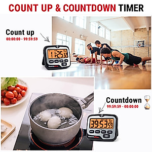 ThermoPro TP19H Digital Meat Thermometer+ThermoPro TM01 Kitchen Timers for Cooking