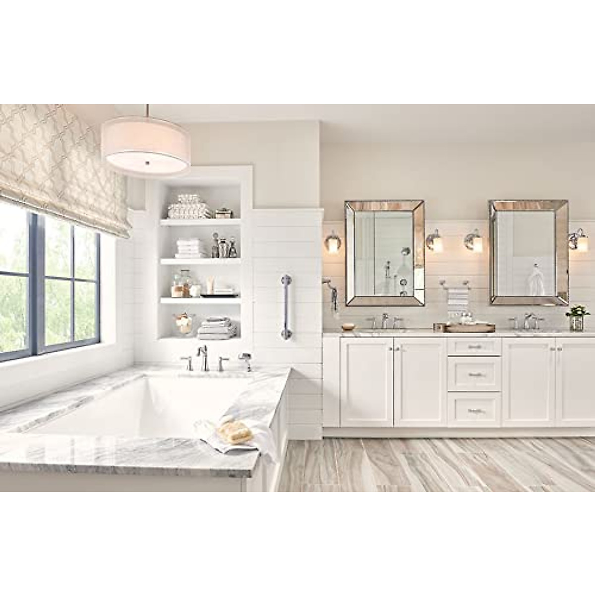 Moen Belfield Oil Rubbed Bronze Two-Handle 8-Inch Widespread Bathroom Faucet Trim Kit, Valve Required, T6405ORB