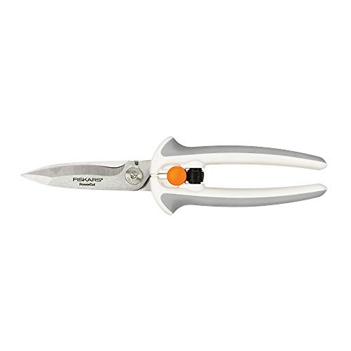 Fiskars Crafts Easy Action PowerCut Snips, 8, White/Gray