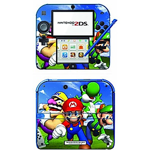 Mario 3D World Game Skin for Nintendo 2DS Console