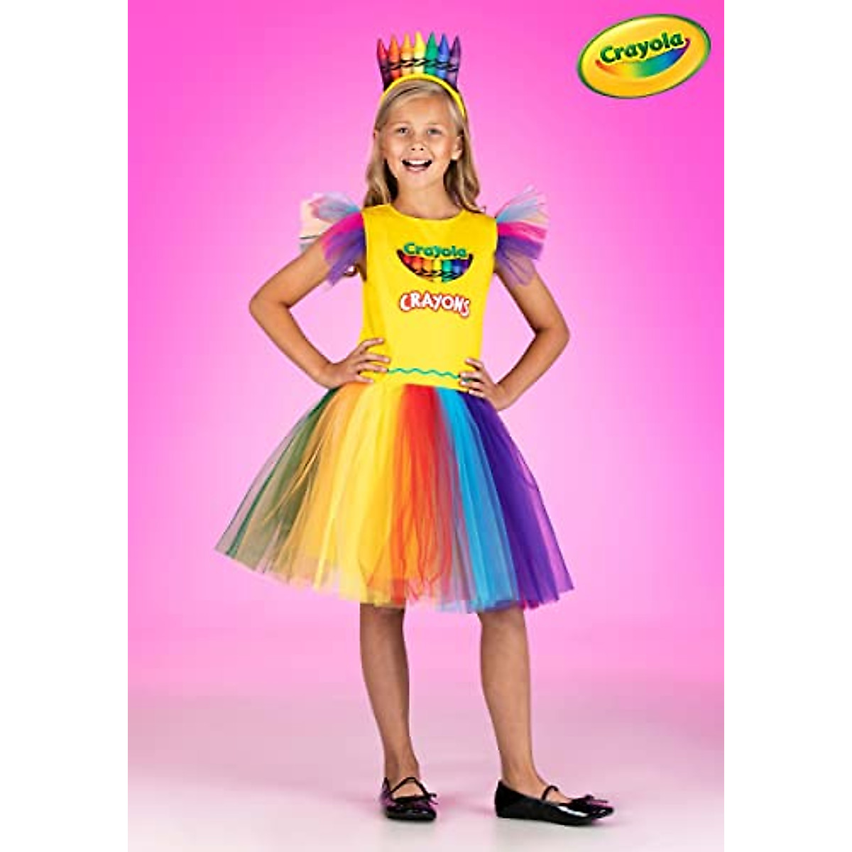 Kids Crayon Box Costume Dress Dress and Headband Included