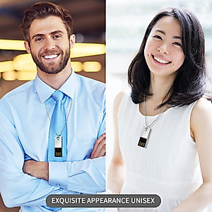 USB Flash Drive- Thumb Drive Memory Stick Pen Drive 128GB Necklace Metal Style Keychain Design