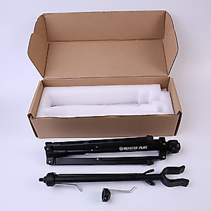 BICASTER Archery Bow Stand Full CNC Machined Aluminum Steel Heavy Duty Automatic Open/Fold for Recurve Bow Longbow Takedown Bow (Silver Short)