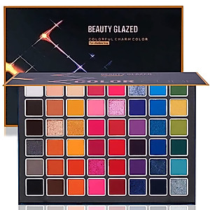 MYUANGO Color Cube Colorful Charm Eyeshadow Palette Richly Pigmented and Blendable Matte Shimmers 48 Rich Colors Waterproof Long Last Makeup Pallet Professional Eye Shadow Makeup