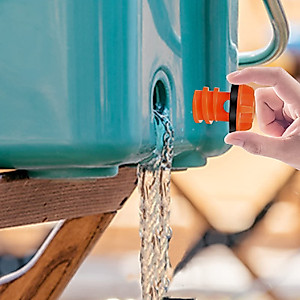 4 Pack For Yeti Cooler Plug Replacement Accessories, Yeti Drain Plug Cooler Drain Plugs Replacement Parts Compatible with Yeti's Line of Roadie, Tundra, and Tank Coolers Fit ORCA Coolers (Orange)