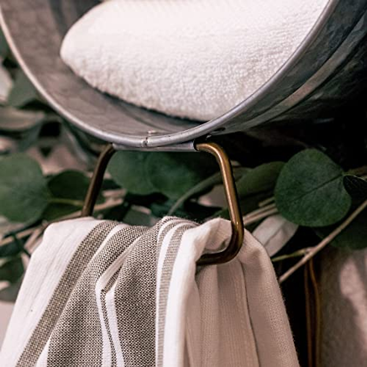 Galvanized Wash Tub with Shelves, Wall Hanging Shelf, Rustic Bathroom Shelf, Bathroom Wall Decor, Farmhouse Shelf, Mudroom or Laundry Shelf, Bathroom Organizer