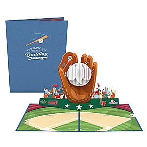 Lovepop Baseball Father's Day 3D Pop Up Greeting Card, 1 Ct, 5 X 7 Inches, Gifts For Dad