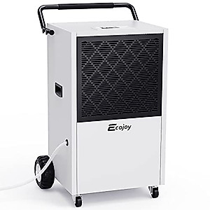 232 PPD Commercial Dehumidifiers for Basements 8000 Sq. Ft Industrial Dehumidifier with Continuous Drain Hose, Max 29 Gal Water Damage Restoration Dehumidifiers for Warehouse, Indoor Pool, Garage