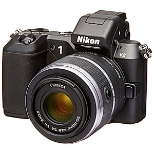 [Original] Nikon Set Mirror-Less SLR Nikon1 V2 + 11-27.5mm + 30-110mm Double Zoom kit BK N1V2WZBKA [International Version, No Warranty]