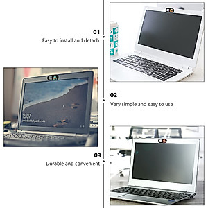 SOLUSTRE 6pcs Camera Cover Webcam Privacy Shutter Webcam Cover Slide Computer Webcam Blocker USB Camera Lens Cover Laptop Camera Privacy Cover Laptop Camera Blocker Personality Abs Slider