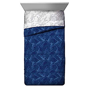 Jay Franco Fortnite Emote Camo 5 Piece Full Bed Set - Includes Comforter & Sheet Set - Super Soft Fade Resistant Microfiber (Official Fortnite Product)