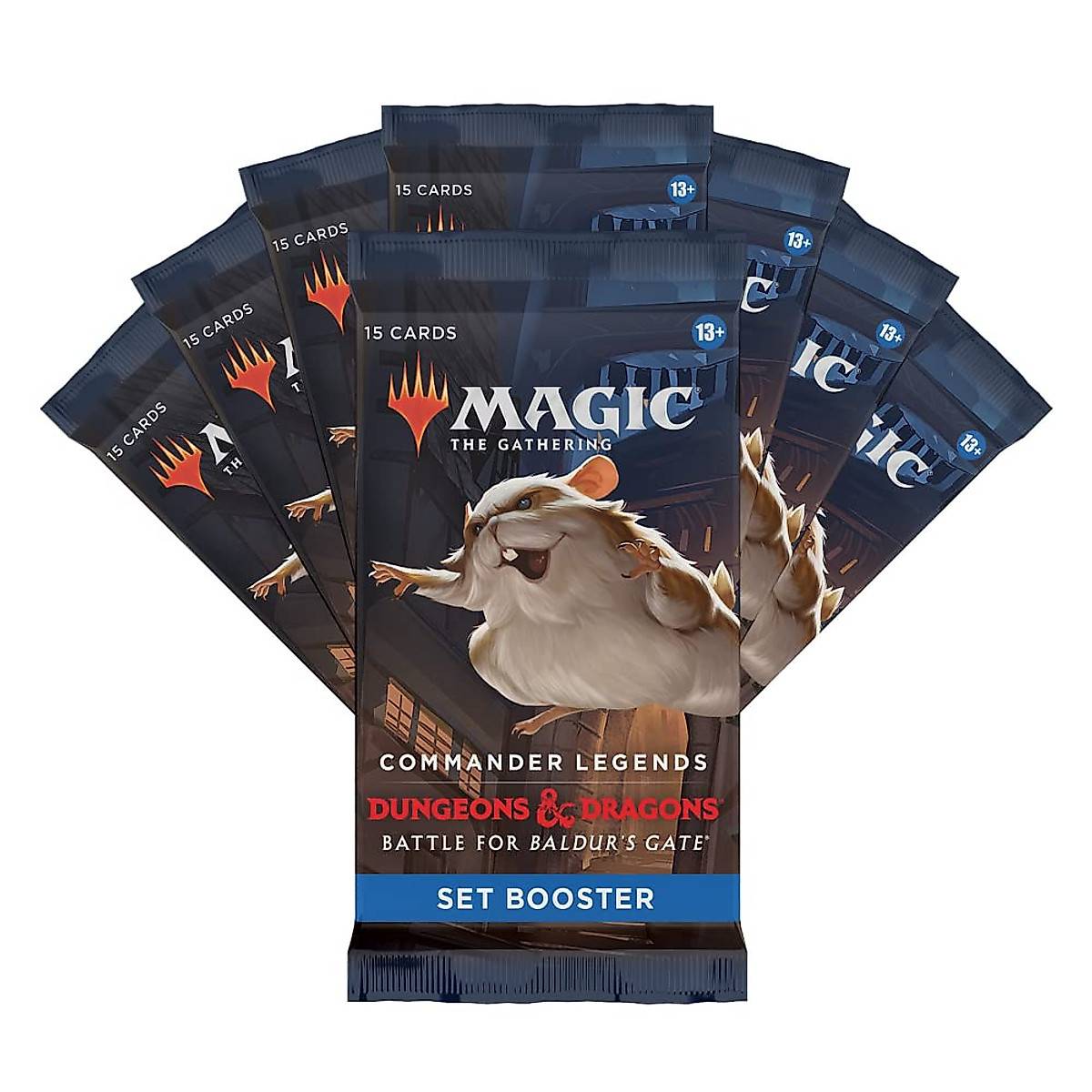 Magic: The Gathering Commander Legends: Battle for Baldur’s Gate Bundle | 8 Set Boosters + Accessories